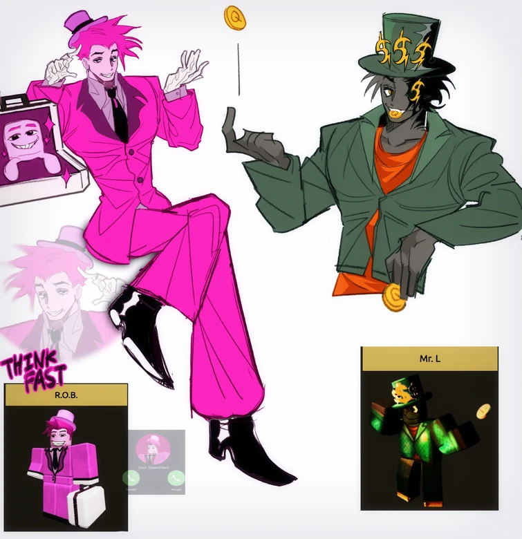 rob and mr.L (doodle) | Fandom