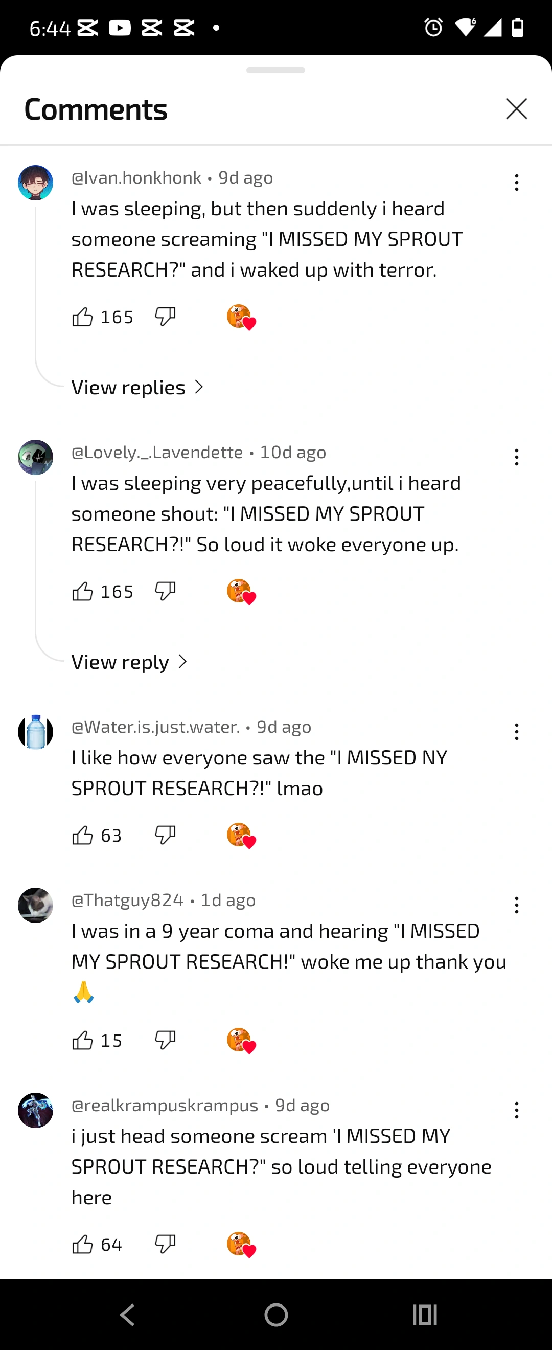 They missed their sprout research 😭😭😭 | Fandom