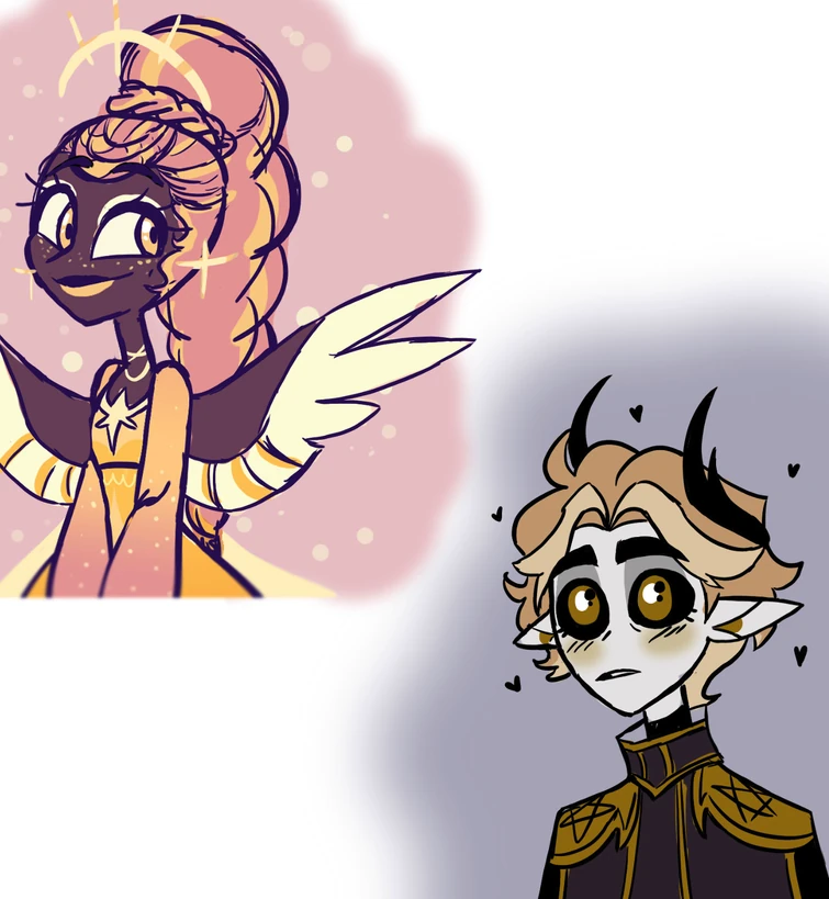 Redesign of Emily and Sera by Lovesart23 ♠️🖤🩶🤍💜 on twitter | Fandom