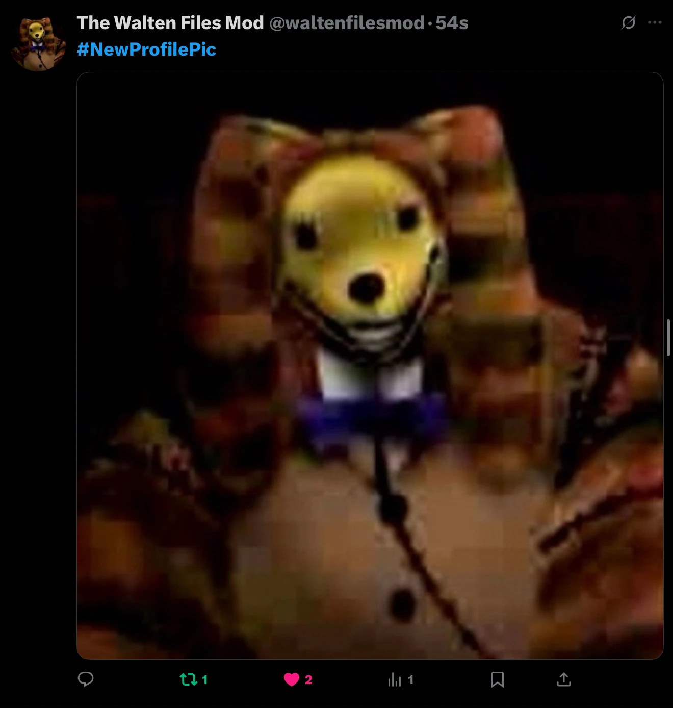 The Walten Files Mod on Twitter just updated their pfp and it appears ...