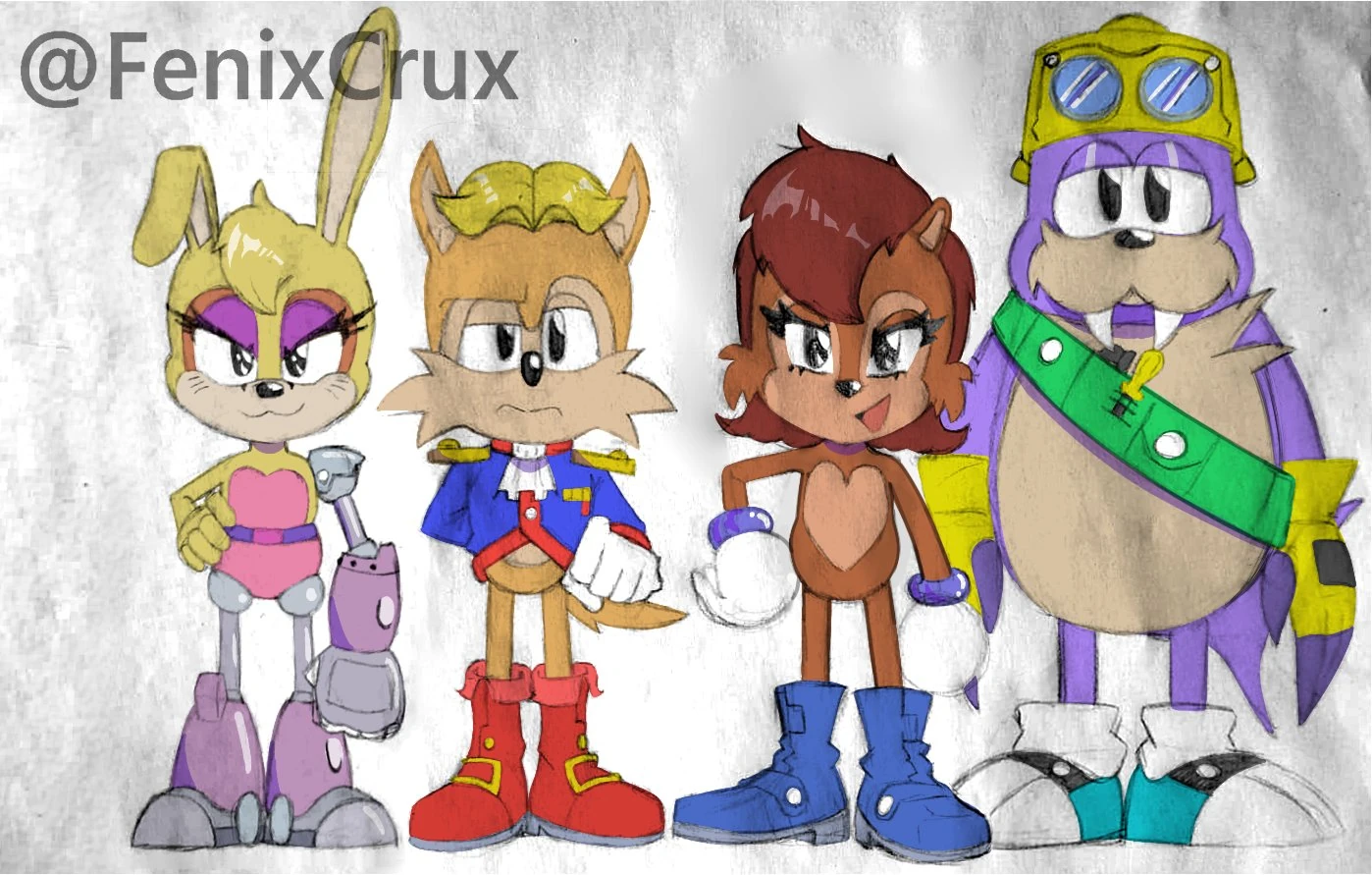 the freedom fighter if they were created by Naoto Ohshima ( sonic team ) | Fandom