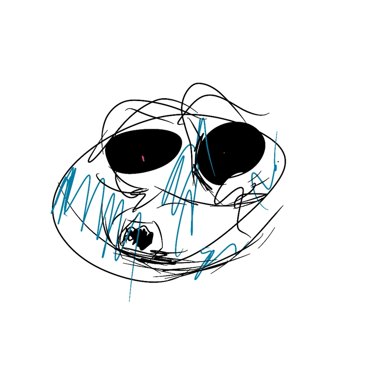 You get squished by a comically large anvil. What face are you making ...