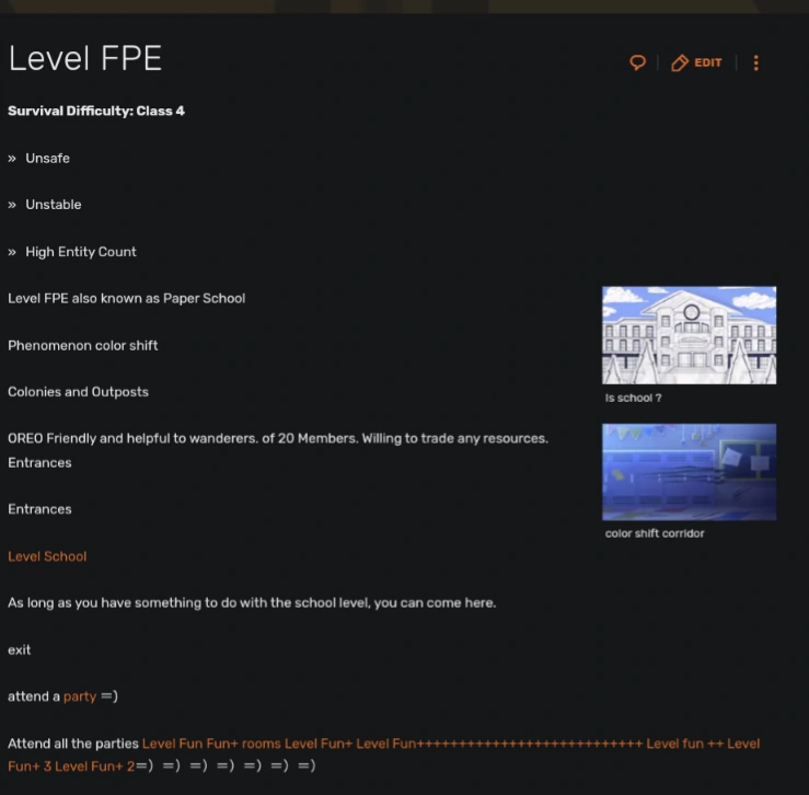 I build a level FPE | Fandom