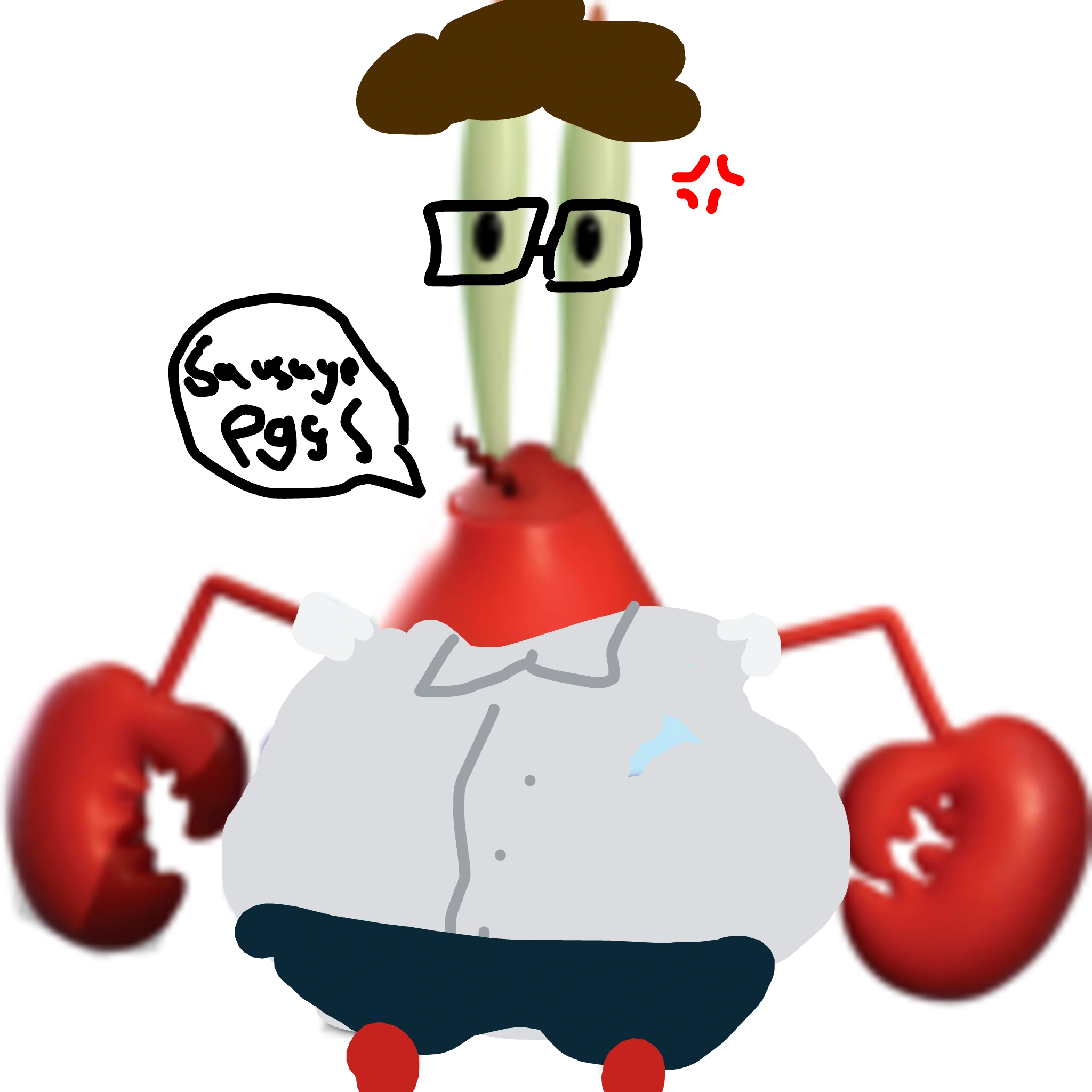 Mr. Krabs as the Angry German Kid | Fandom