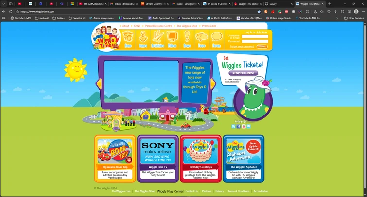 Wiggle Time Website | Fandom