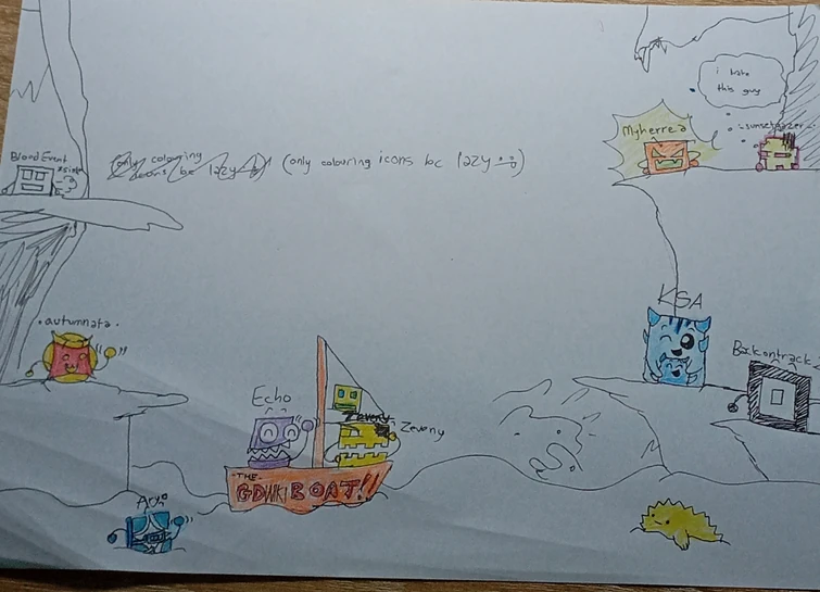 GD Wiki Icon Drawing #2 Finished. | Fandom