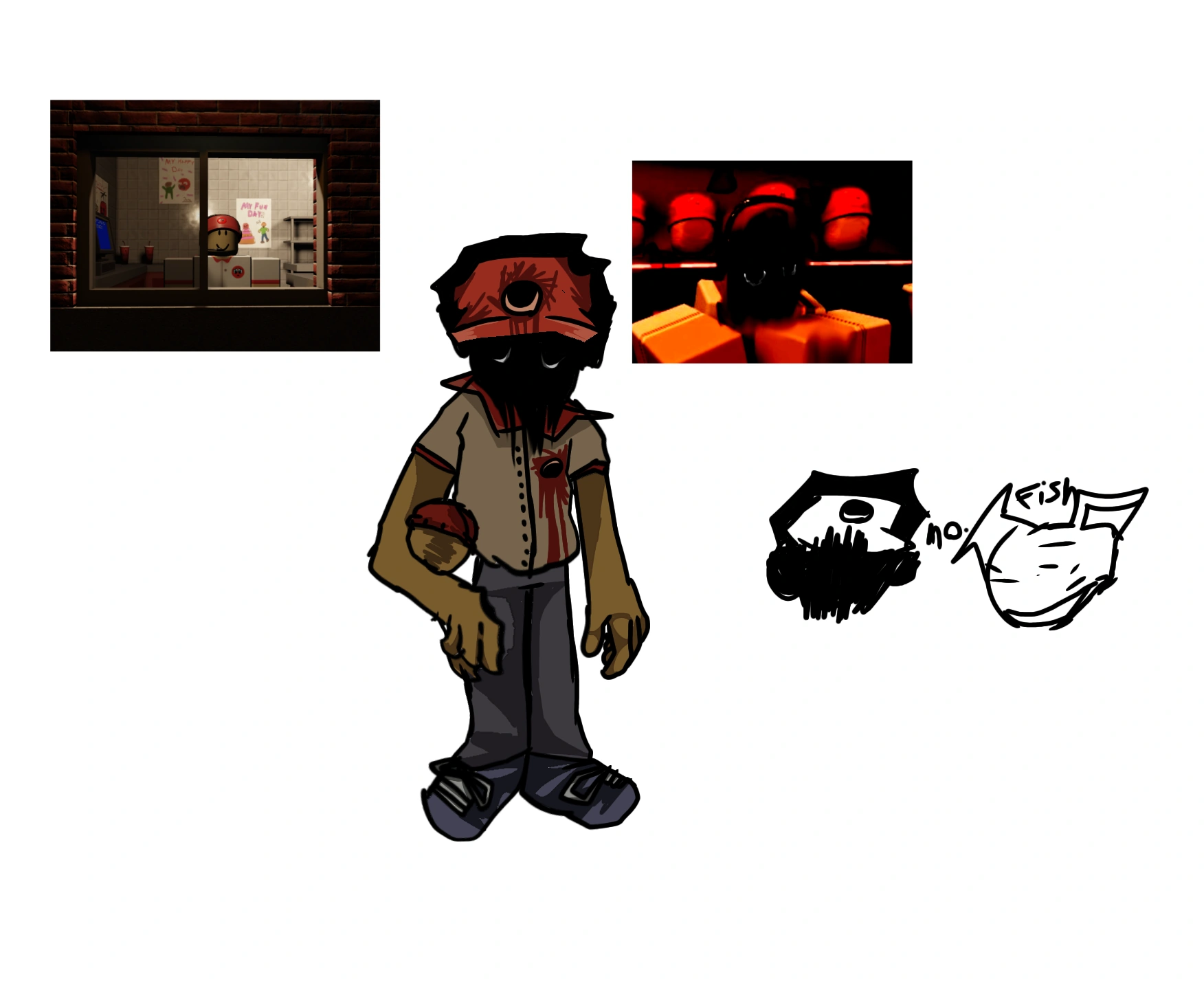 Drawing regretevatorwiki.com characters pt.1 | Fandom