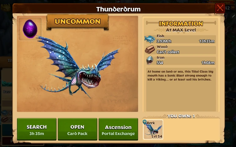 My Rise of Berk dragon collection (a How to Train Your Dragon mobile ...