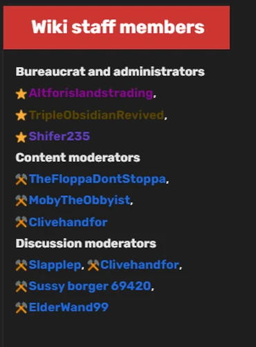 Should this section on the main page (shown below) include every staff ...