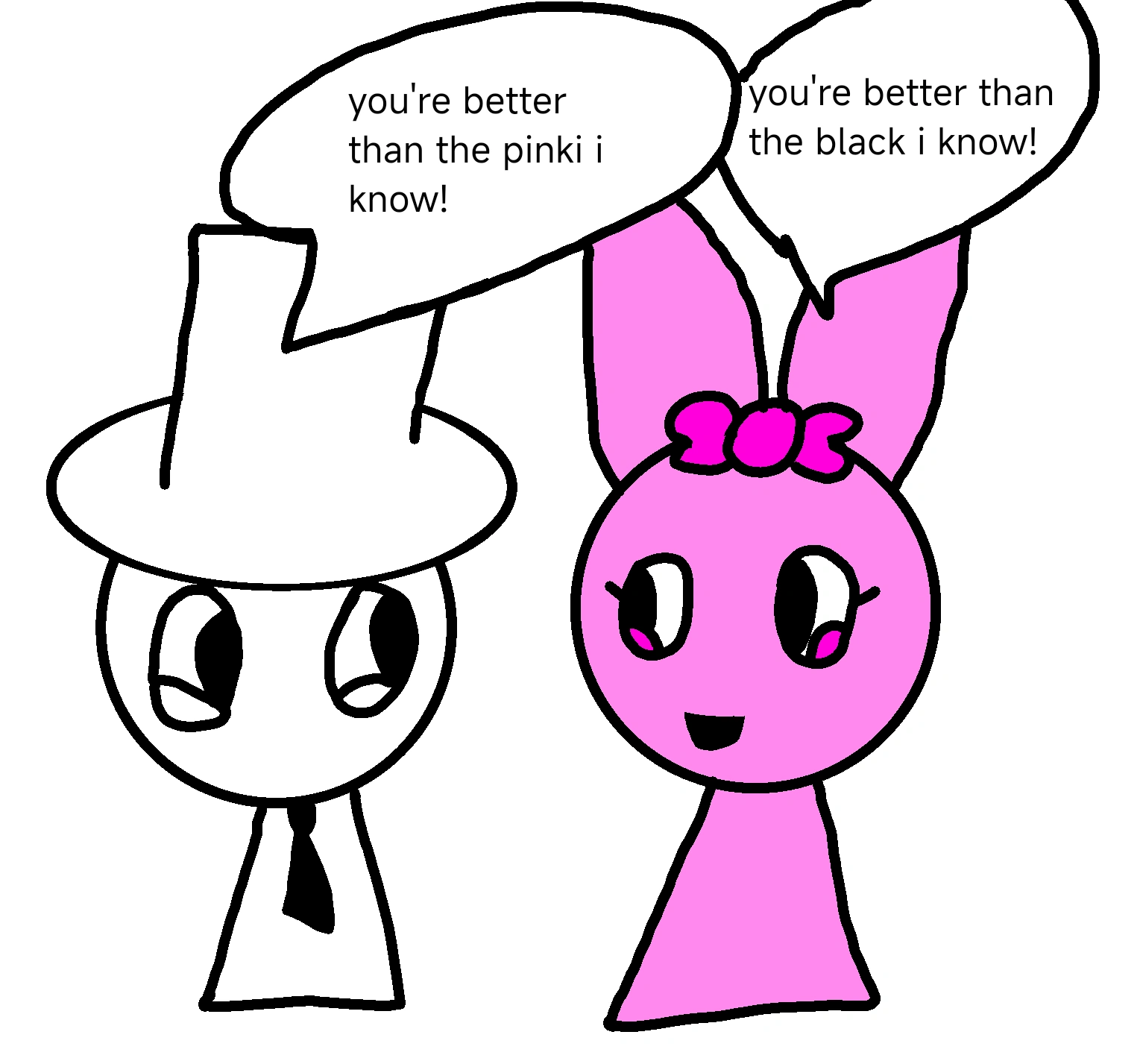 2p black and og pinki | Fandom