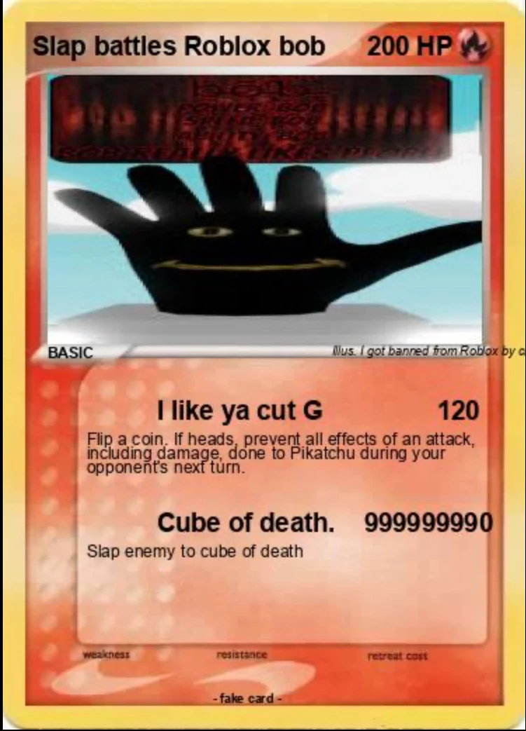 Slap battle Pokémon card | Fandom
