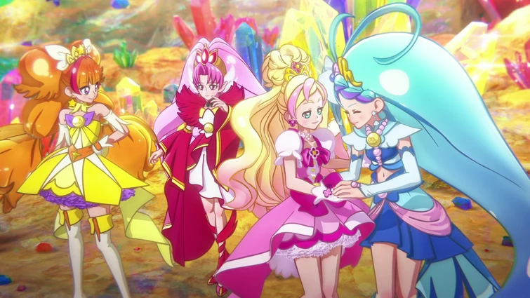 My actual favorite PreCure lesbian couple 💖👩‍ ️‍💋‍👩👩‍ ️‍👩💗🤍🧡 | Fandom