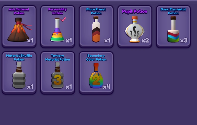 Offering for secondary material potions! | Fandom