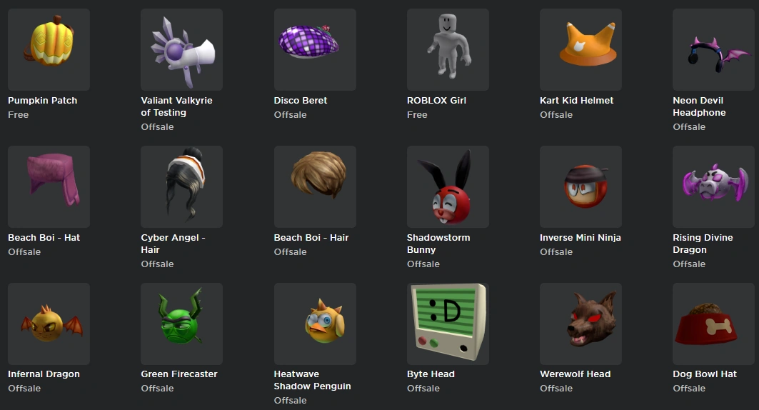 Does anyone know what the free, off sale items are? | Fandom