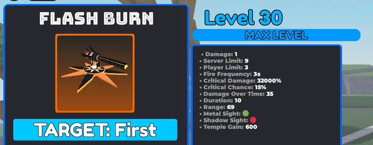 here the stats a flame rail level 30 | Fandom