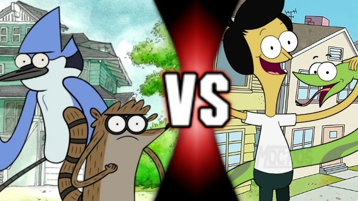 Mordecai and Rigby vs Sanjay and Craig(Cartoon Network vs Nickelodeon ...