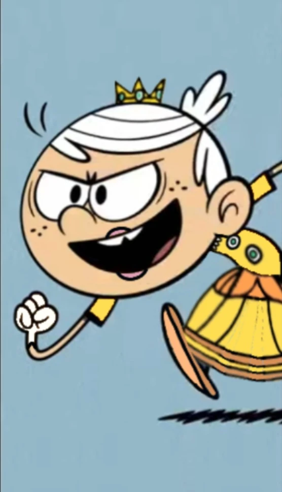 Lincoln as Princess Daisy running. | Fandom