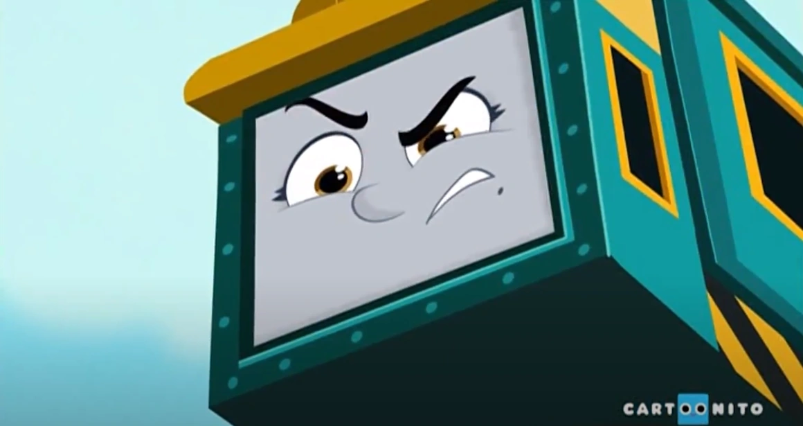 I was just watching Not So Easy-Greasy, and a steam whistle played when ...