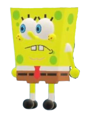 Not sure if anyone asked but here's a transparent image of SpongeBob ...