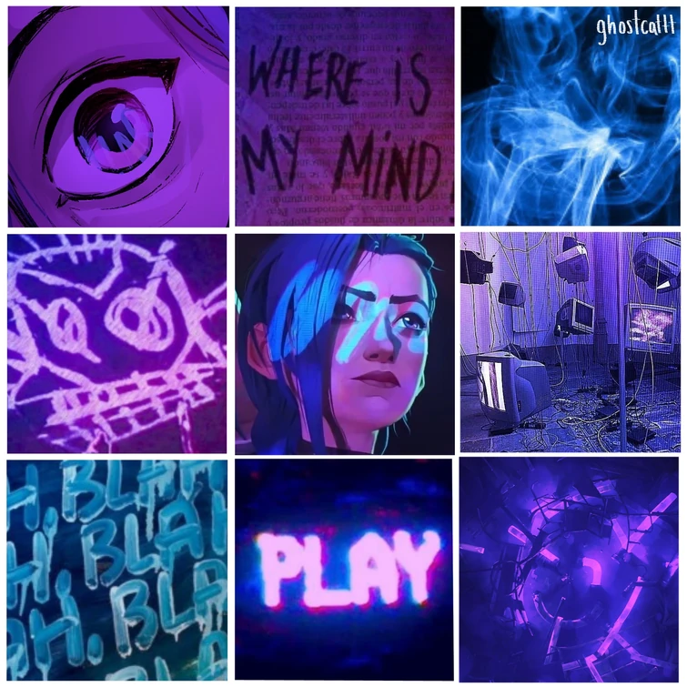 jinx and vi moodboards | Fandom