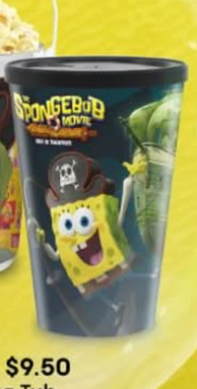 SpongeBob drink in yellow background | Fandom