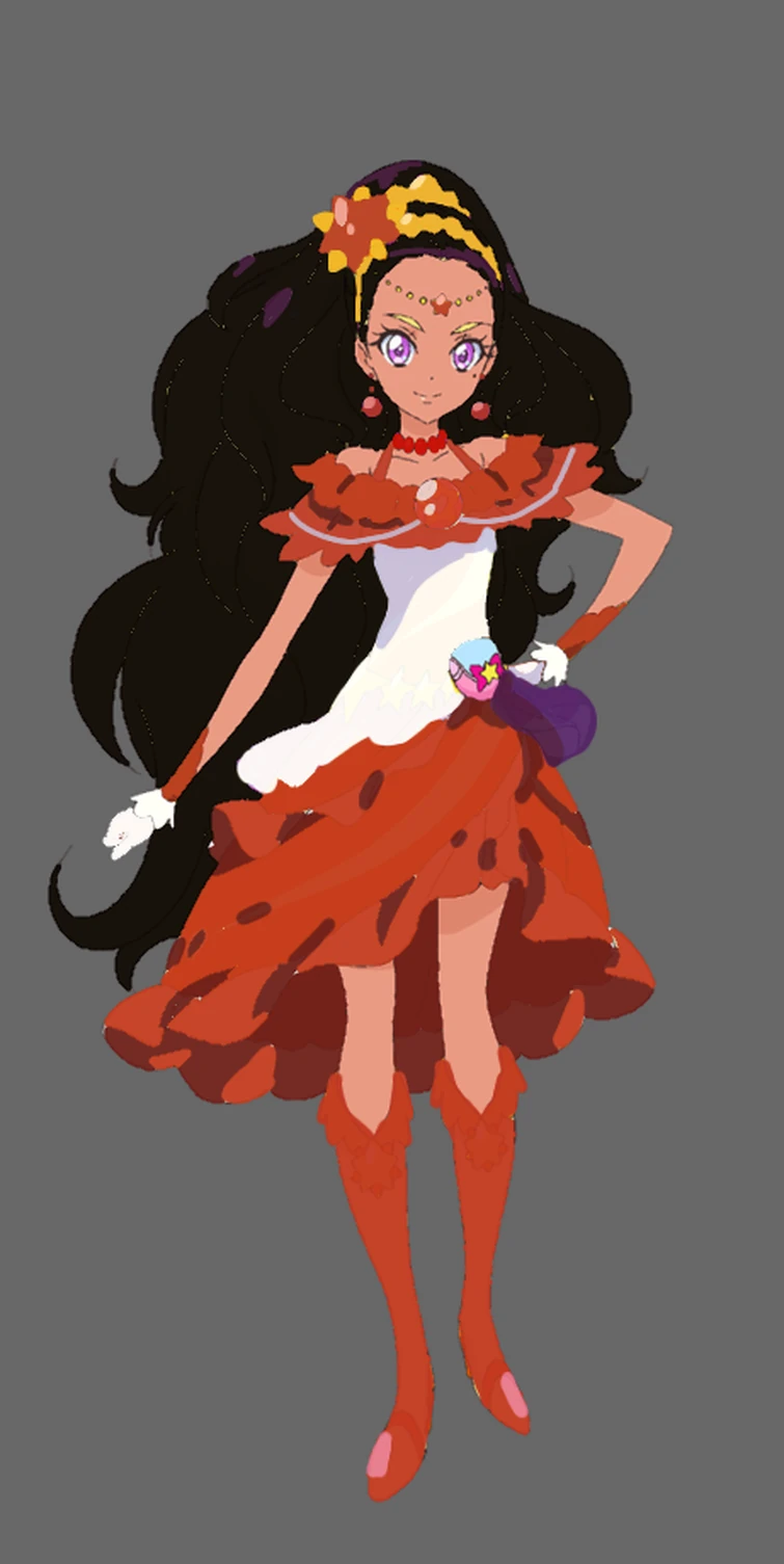 Cure soleil in sailor mars color | Fandom