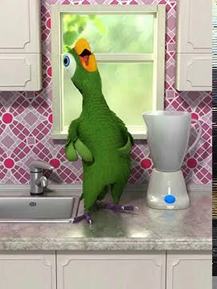 Unused animation for Talking Pierre The Parrot | Fandom