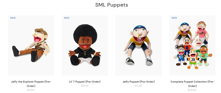New Puppets on SML Merch store (8/13/21) | Fandom