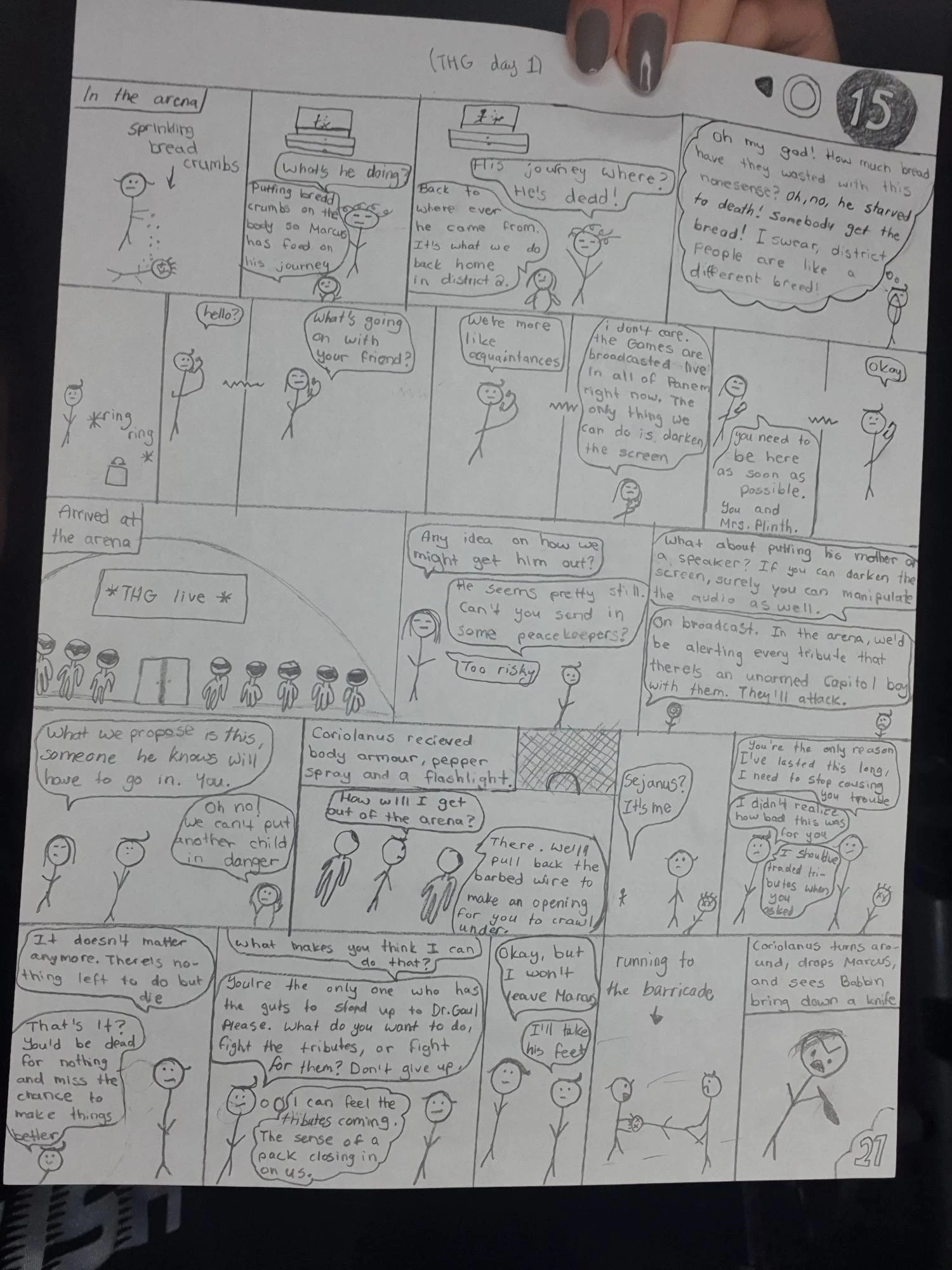 CHAPTER 15 THE BALLAD OF SONGBIRDS AND SNAKES GRAPHIC NOVEL | Fandom