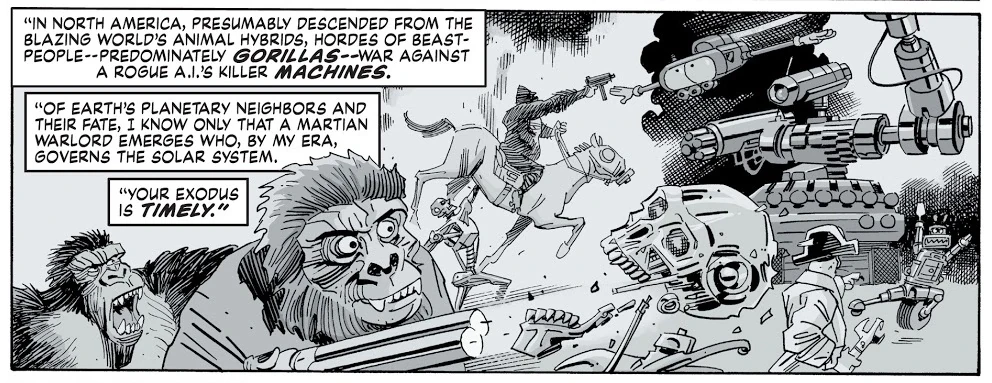 Do you think a comic crossover between the Terminator and Planet of the ...