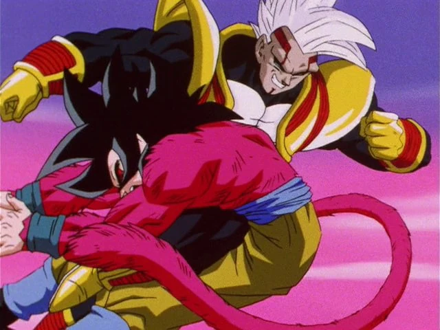 Goku Super Saiyan 4 Vs Baby Vegeta