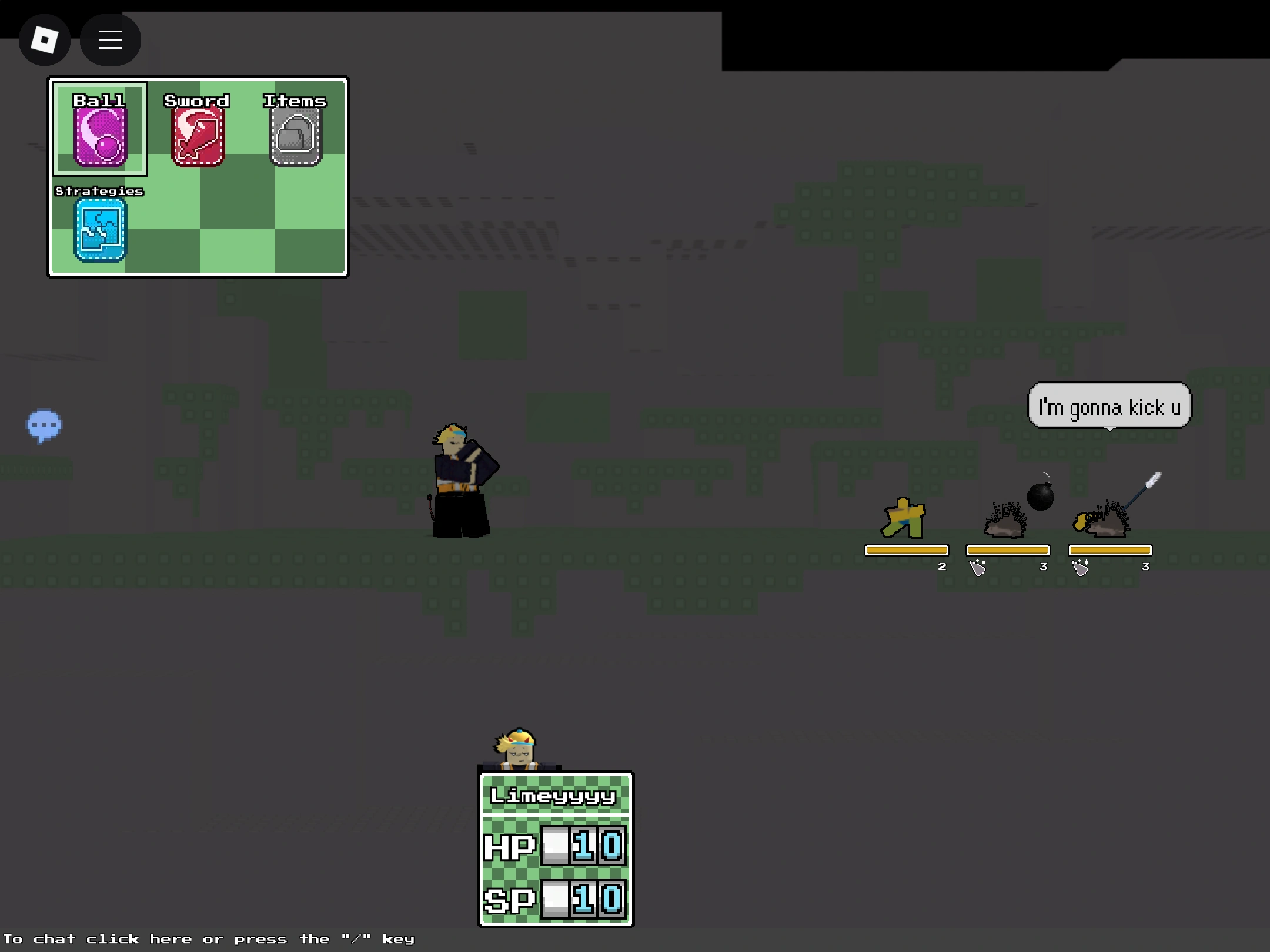 I’m totally not playing Block Tales while having a Hatred cosplay on ...