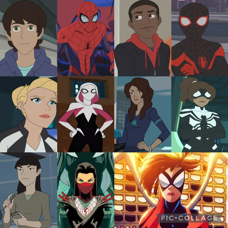 Spider-Team in Marvel Spider-Man: The Movie | Fandom