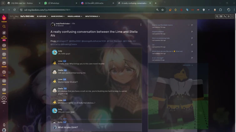 Discuss Everything About Sol's RNG Wiki | Fandom