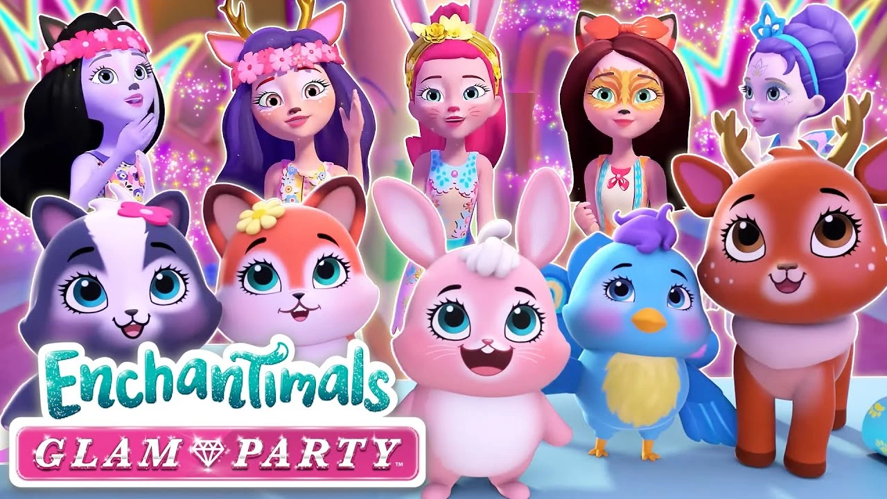 Enchantimals Glam Party | The Bestie Accessories Competition Goes Wrong ...