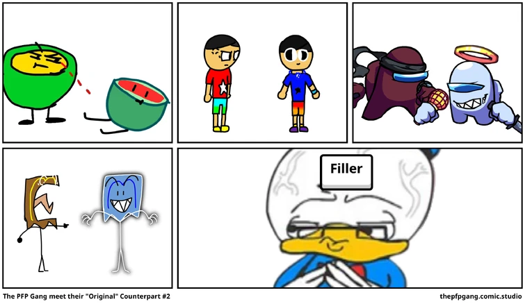 The PFP Gang meet their "Original" Counterpart. | Fandom