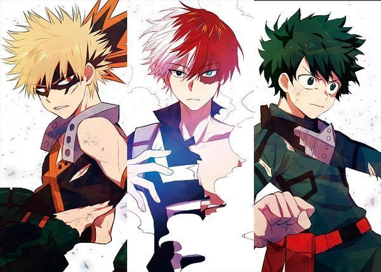 Deku Bakugo and Todoroki | Fandom