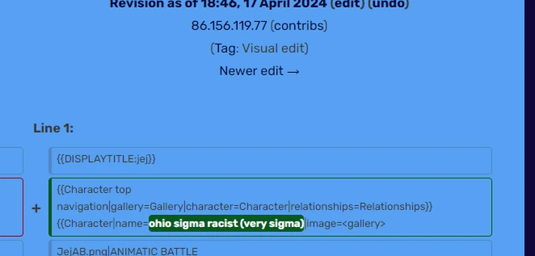 i hate that i had to re-fix the vandalized pages | Fandom
