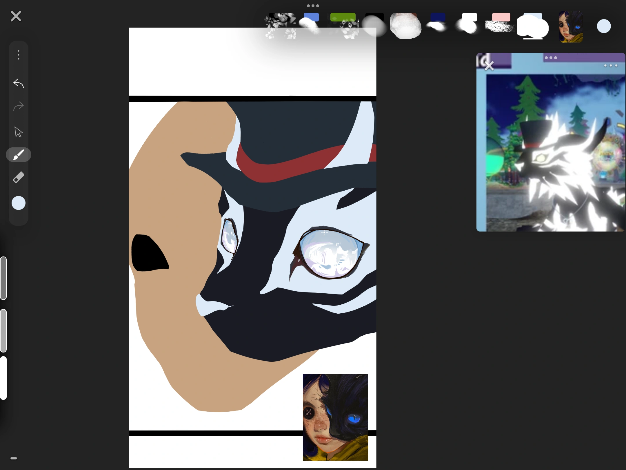 Art Wip #3 || pearls for eyes | Fandom