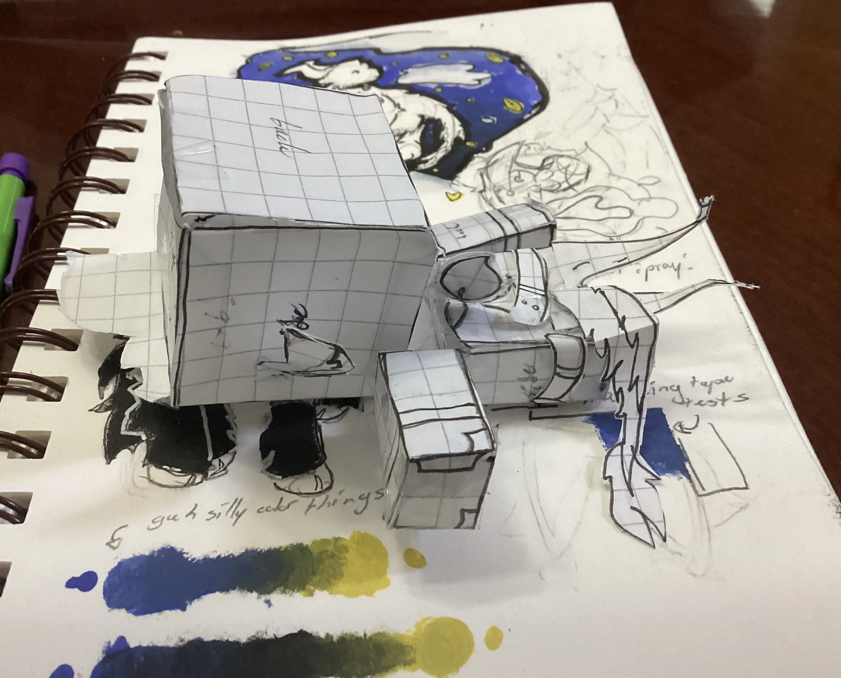 random ahh papercraft I did | Fandom