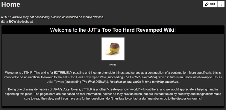 Discuss Everything About JJT's Too Hard: Revamped Wiki | Fandom