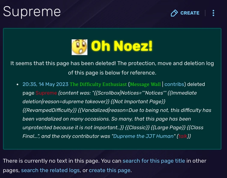 what just happened to supreme | Fandom