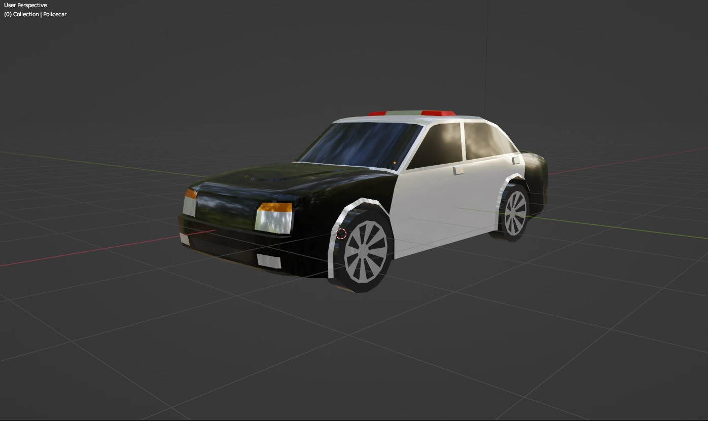 Made my own police car in blender | Fandom