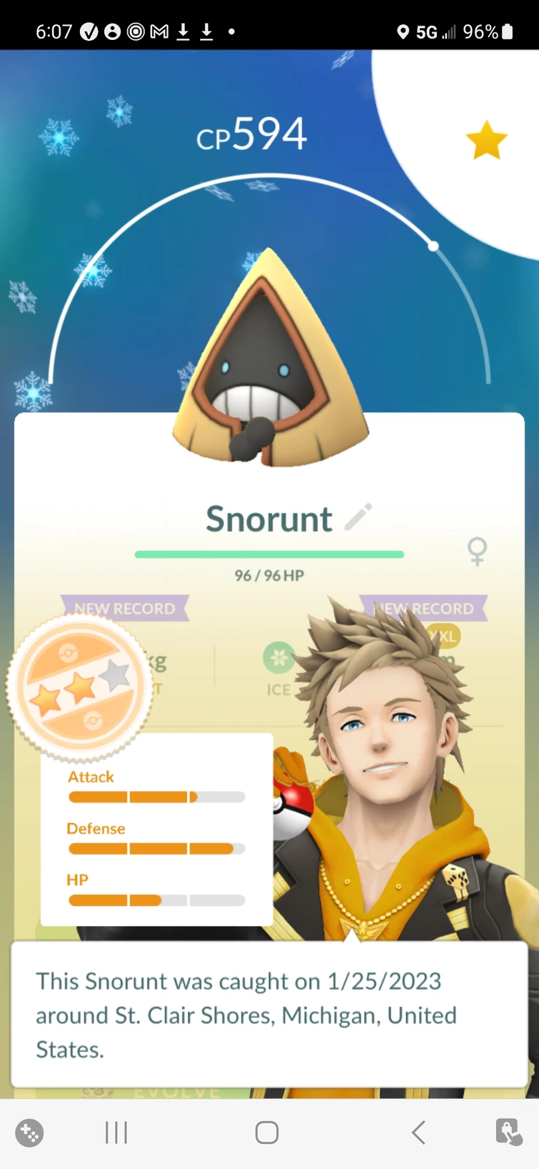 Back to back 4th Shiny Female Snorunt and XXL Snorunt | Fandom