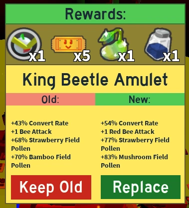 Do I keep or replace my king beetle amulet? | Fandom