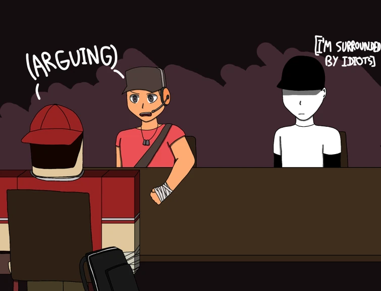Flanker, Scout and The Batter meeting each other | Fandom