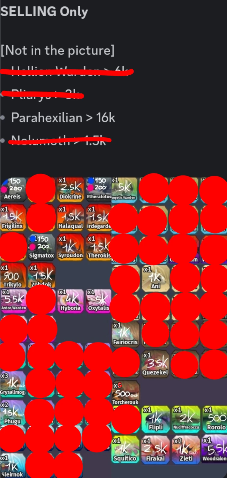 Selling (sorry for close posts) | Fandom