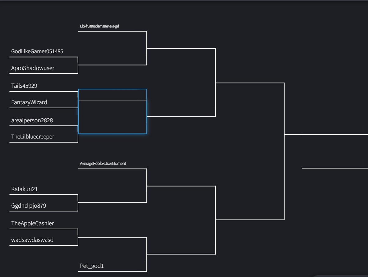 New PvP Tournament Bracket | Fandom