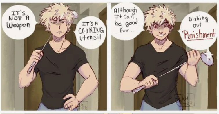 Denki Messing With Bakugou's Cooking Utensils | Fandom