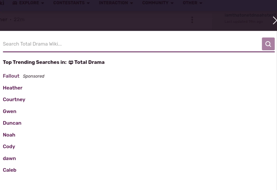 Fandom adding sponsors when you search | Fandom